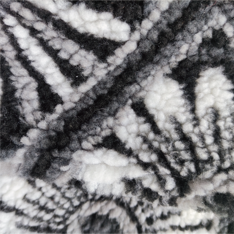 FLOWER JACQUARD FAKE LAMB FABRIC - 张家港胜梭纺织品有限公司